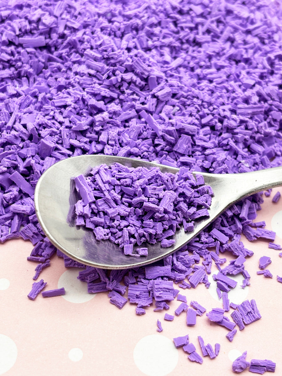 Lavender Dust Crunch, Fake Candy Polymer Sprinkles, Fruity Pebbles Col ...