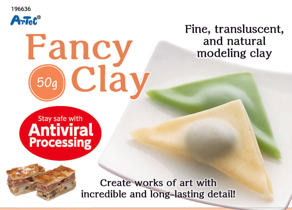 50g FANCY CLAY, Artec Japanese Patissiere Air Dry Modeling Clay, Fake ...