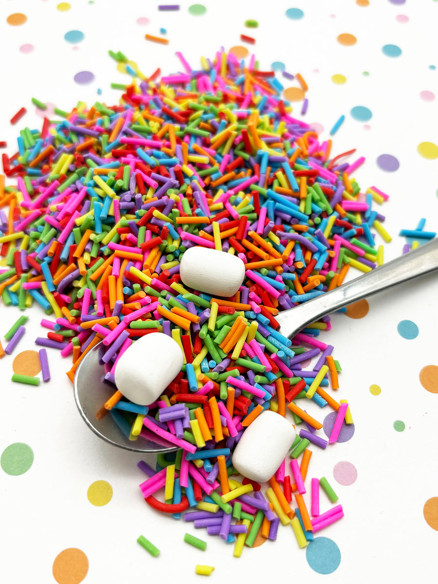Unicorn Hot Chocolate Sprinkle Mix w/ 3 Faux Marshmallows, 30 grams, P ...