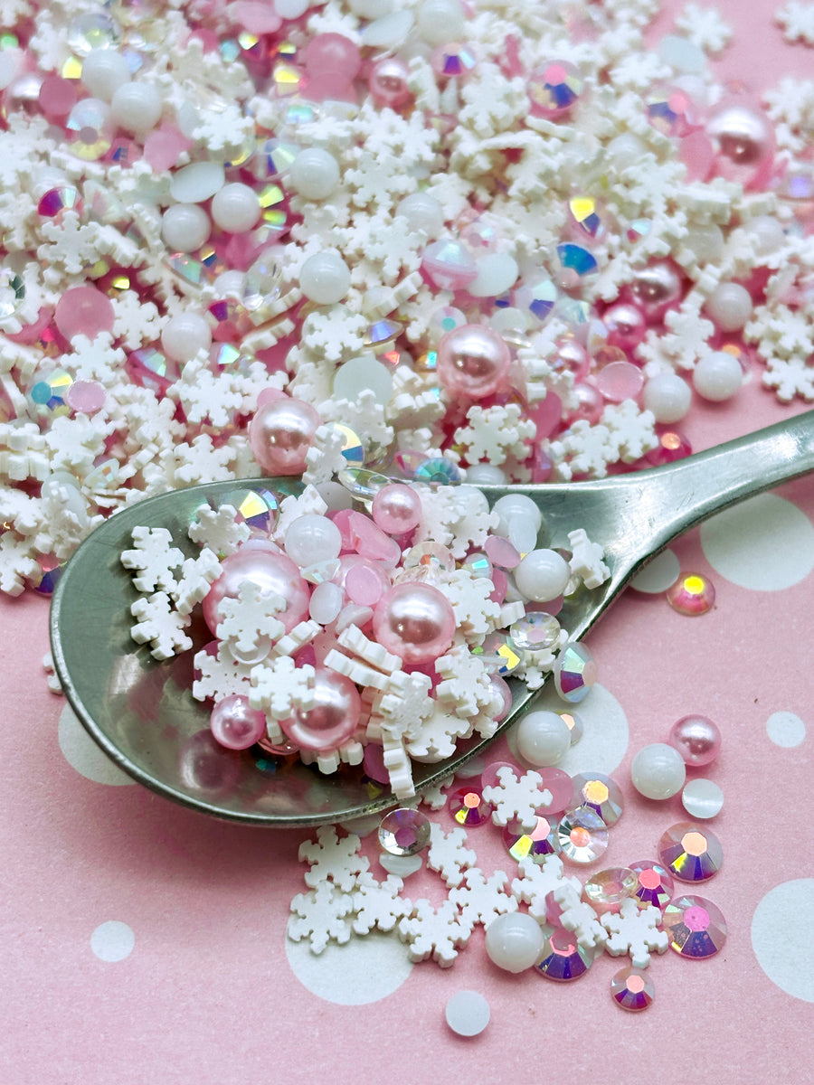 Waltz of the Snowflakes, Holiday Caviar Pearl Rhinestone Sprinkle Mix ...