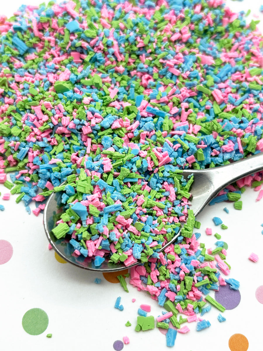 Sour Popping Candy Crumble, Fake Fruity Pebbles Polymer Clay Candy Mul ...