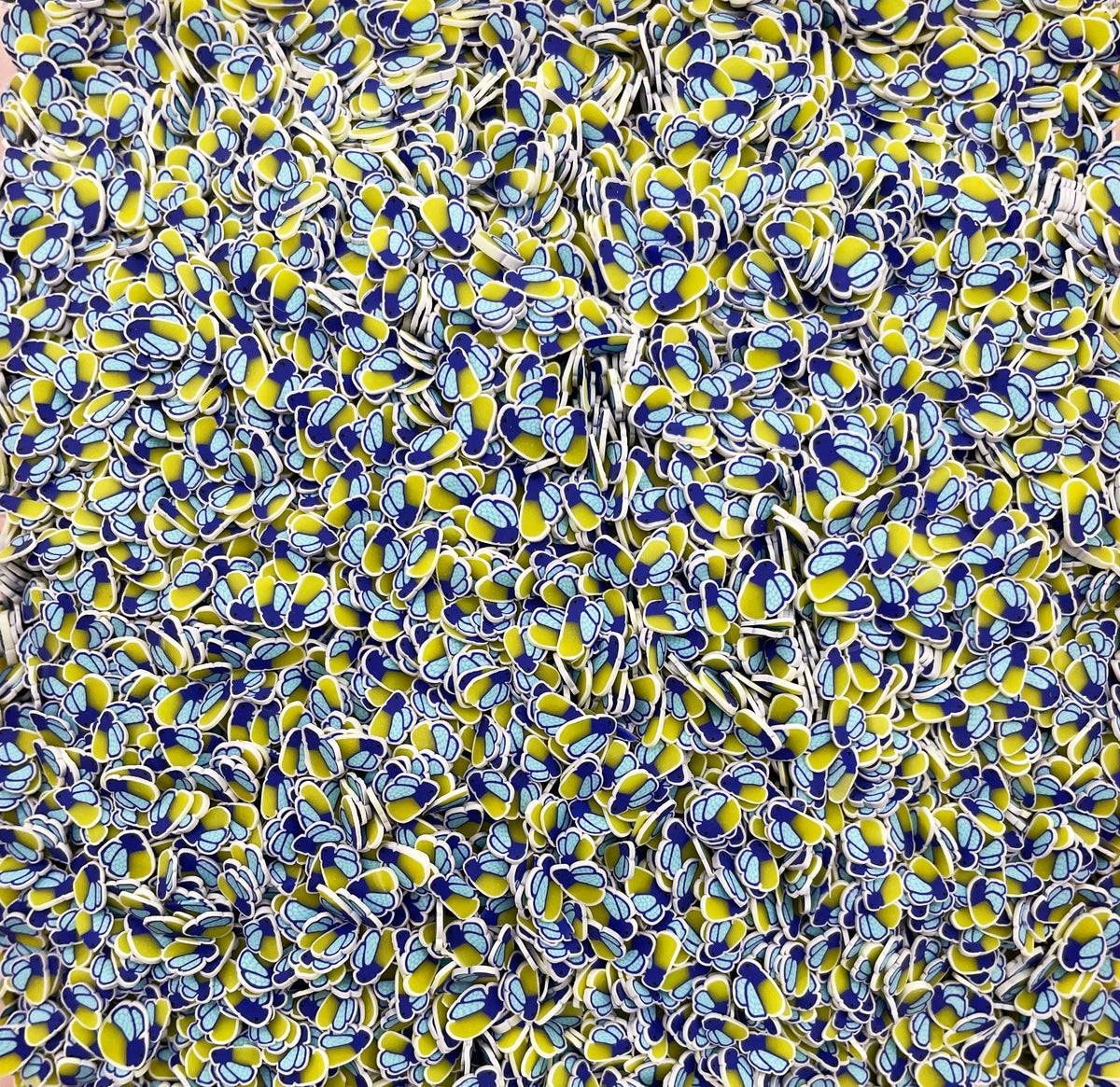 Small Glow In the Dark Firefly Bug Fake Polymer Clay Slice Sprinkles ...