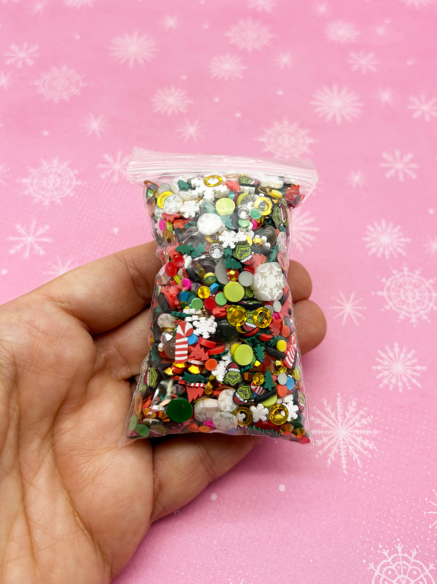 Stink Stank Stunk, Christmas, Polymer Clay Fake Sprinkle Mix, Nail Cra ...
