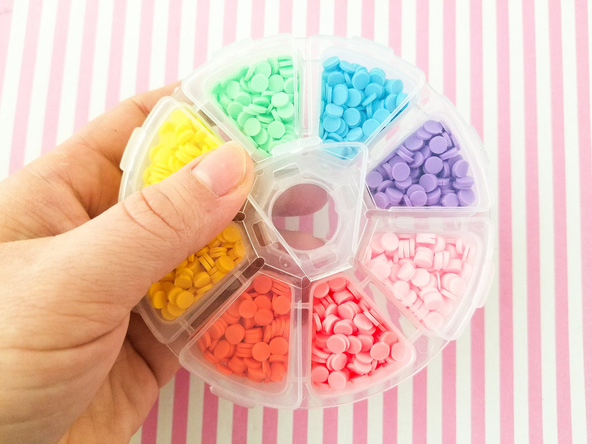 Buy Round Polymer Sprinkle Online – Happy Kawaii Supplies