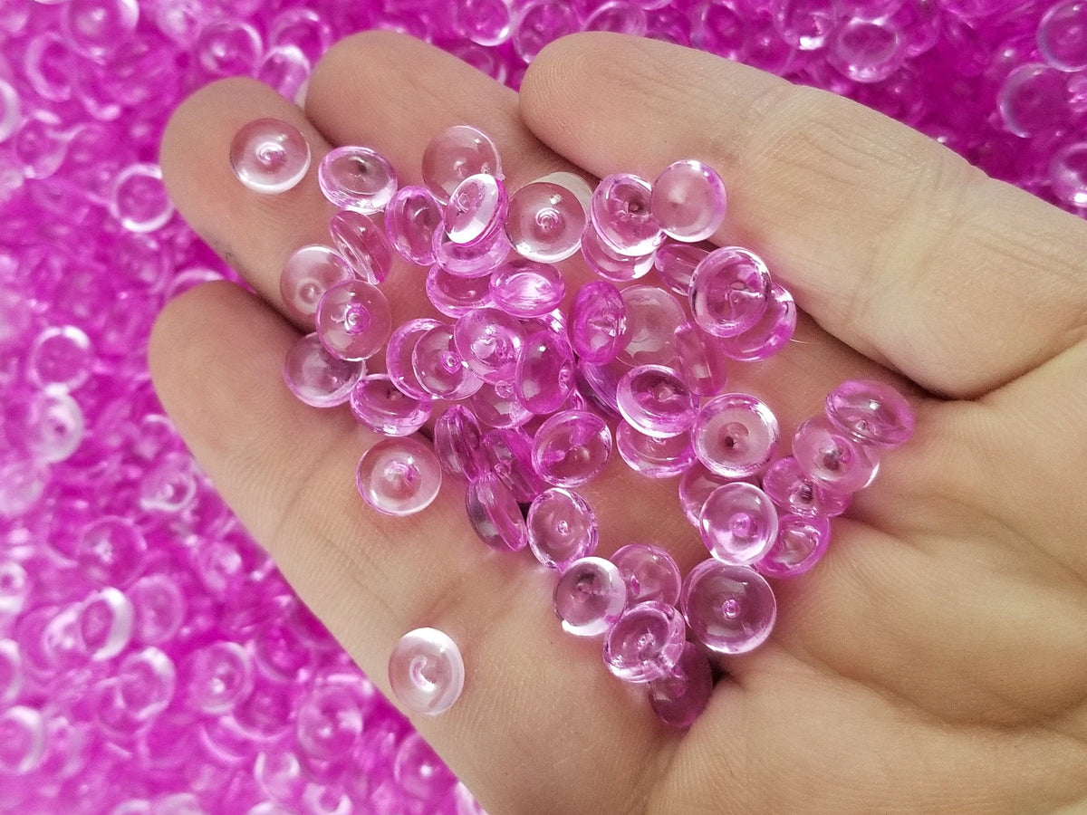 Fuchsia Pink Fishbowl Slushie Beads for Crunchy Slime and Crafting, 10 ...