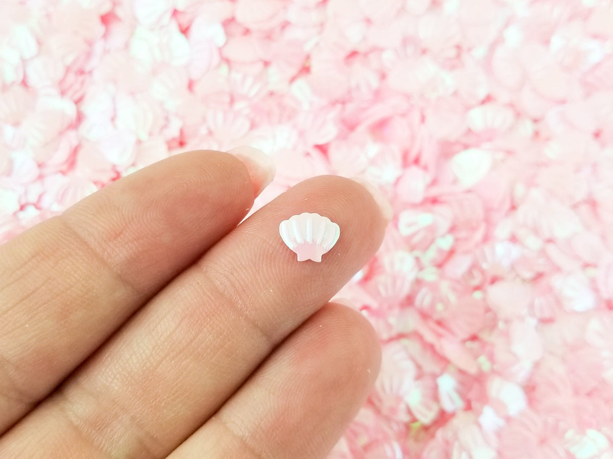 10 Grams Light Pink Seashell Solvent Resistant Iridescent Glitter, Spr ...