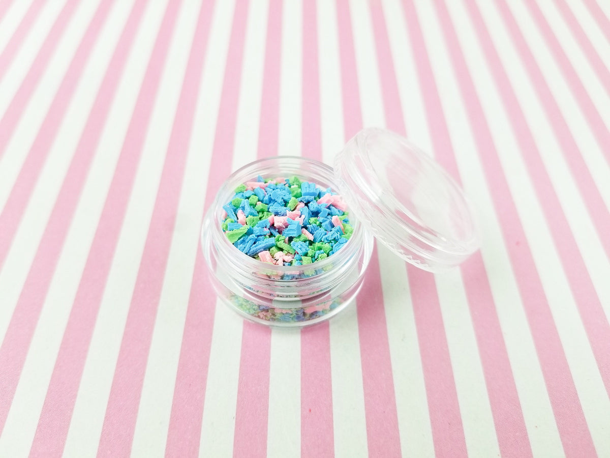 Sour Popping Candy Crumble, Fake Fruity Pebbles Polymer Clay Candy Mul ...