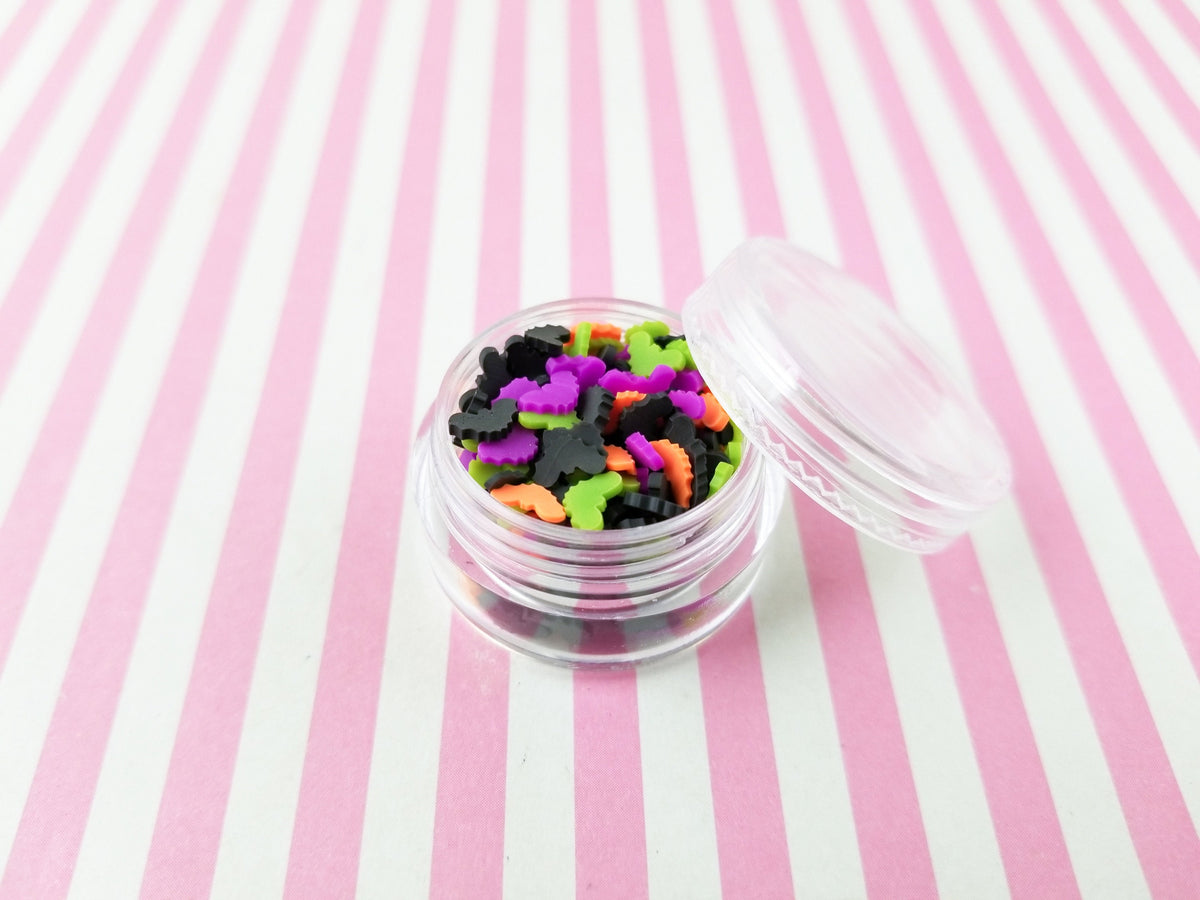 Bat-fetti Bats Halloween Polymer Sprinkles, Spooky Faux Sprinkles, Pol ...