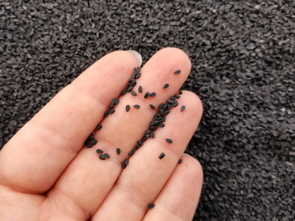 Polymer Clay Black Sesame Seed slices, Sesame Seed Nail Art Slices, Fa ...