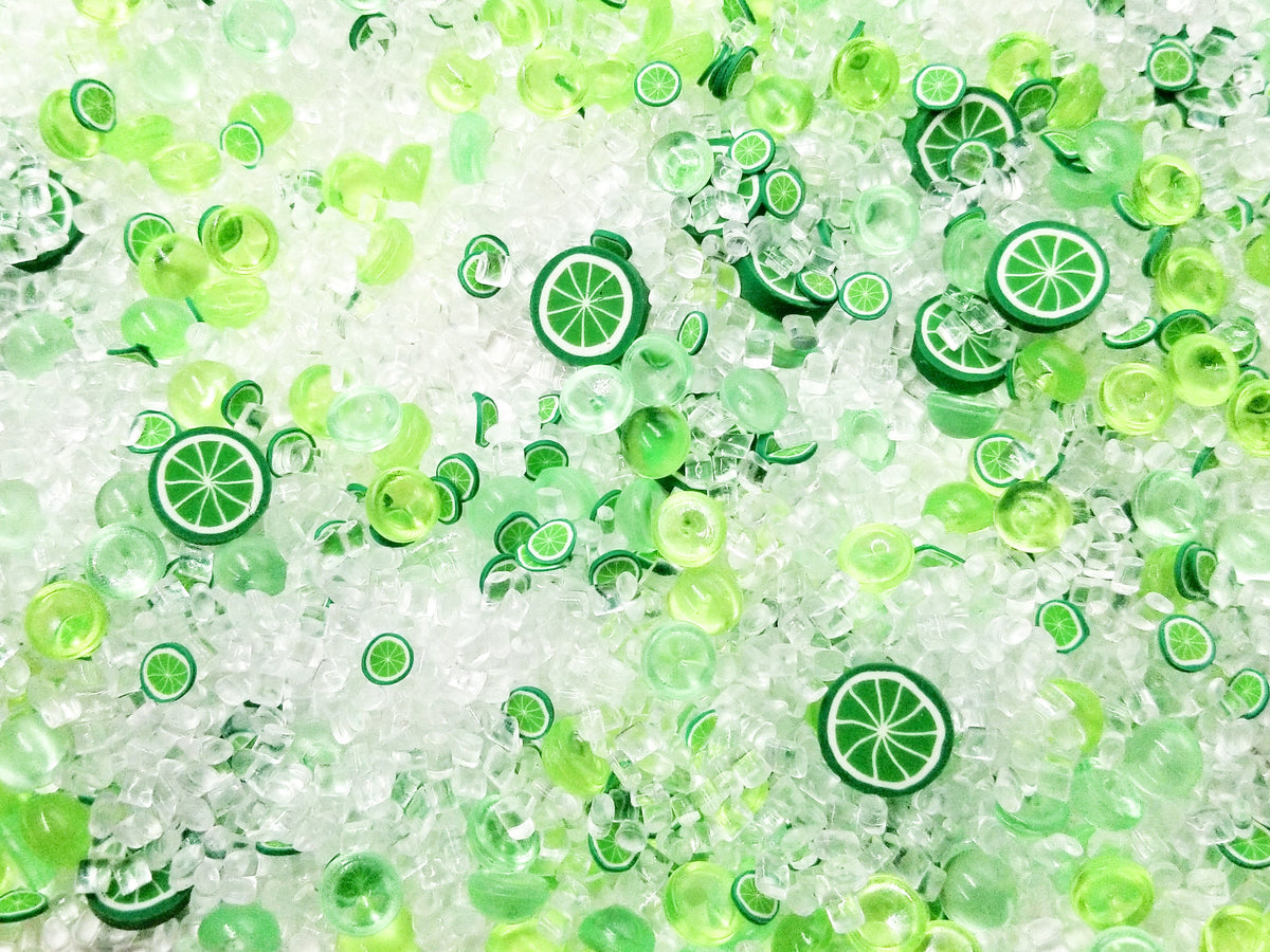 100 Grams Iced Lime Mojito Crush Fishbowl Resin Shaker Sprinkle Mix, P ...