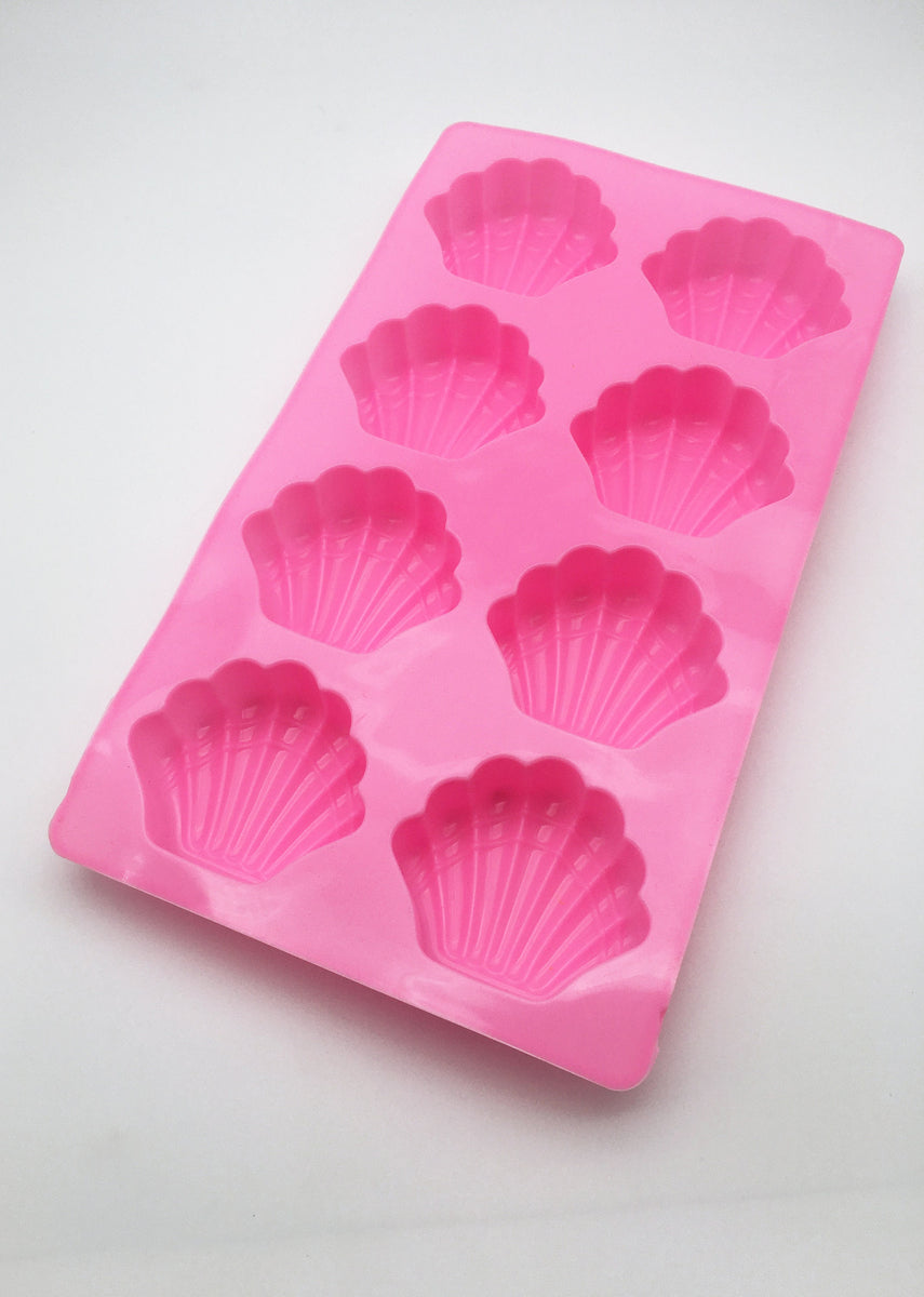 8 Cavity Huge Seashell Clam Shell Mold, Great For Soap, Candles, DIY C ...