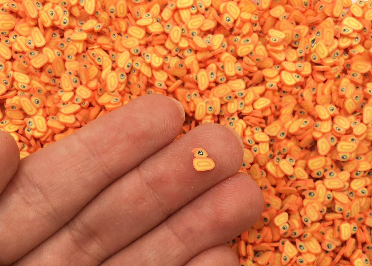 Rubber Ducky Polymer Clay Sprinkles, Duck Sprinkles, Bird Sprinkles, F ...