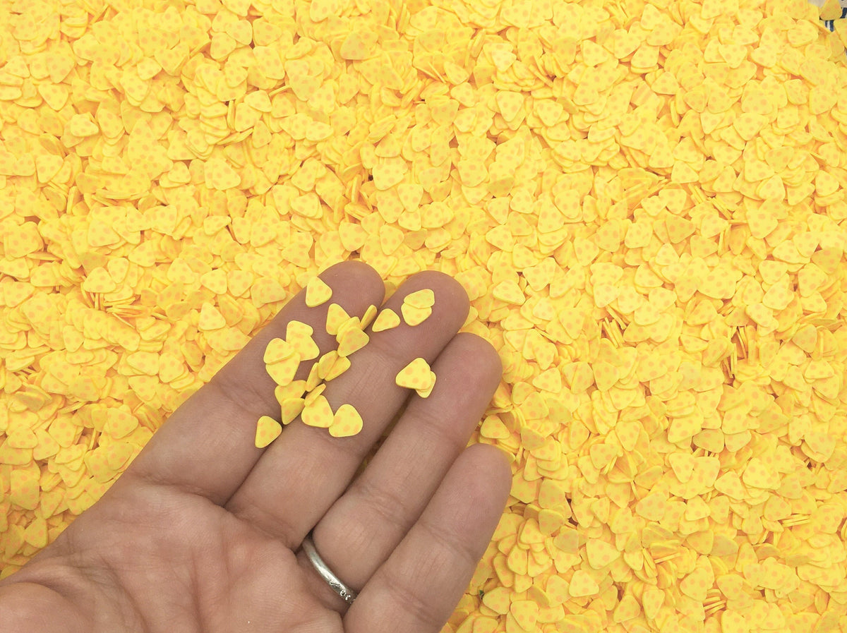 Small Swiss Cheese Slice Polymer Clay Kawaii Fake Sprinkles, NON EDIBL ...