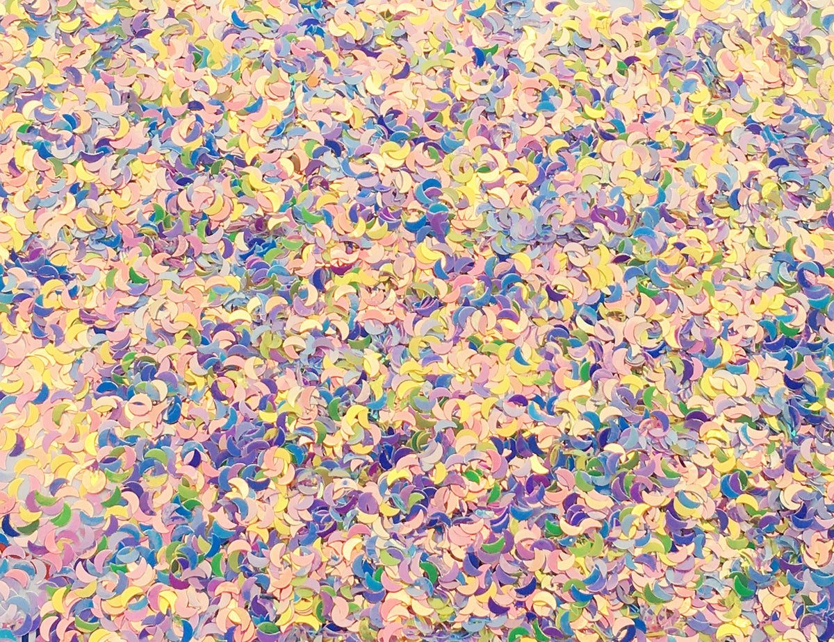 Confetti Color Assorted Moon Glitter, Half Moon Glitter, T149 – Happy ...