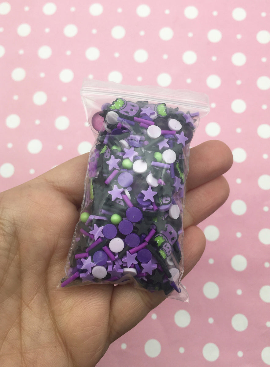 Cauldron Cuties, Smiling Bubbling Spooky Halloween Polymer Clay Sprink ...