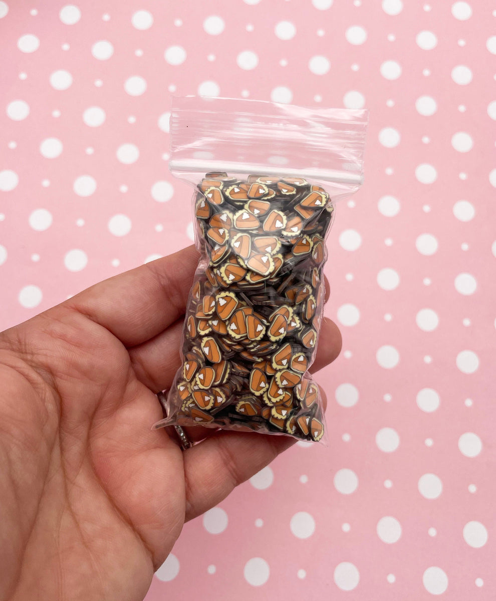 SMALLER Pumpkin Pie Sprinkles, Fall Thanksgiving Sprinkle Slices, Poly ...
