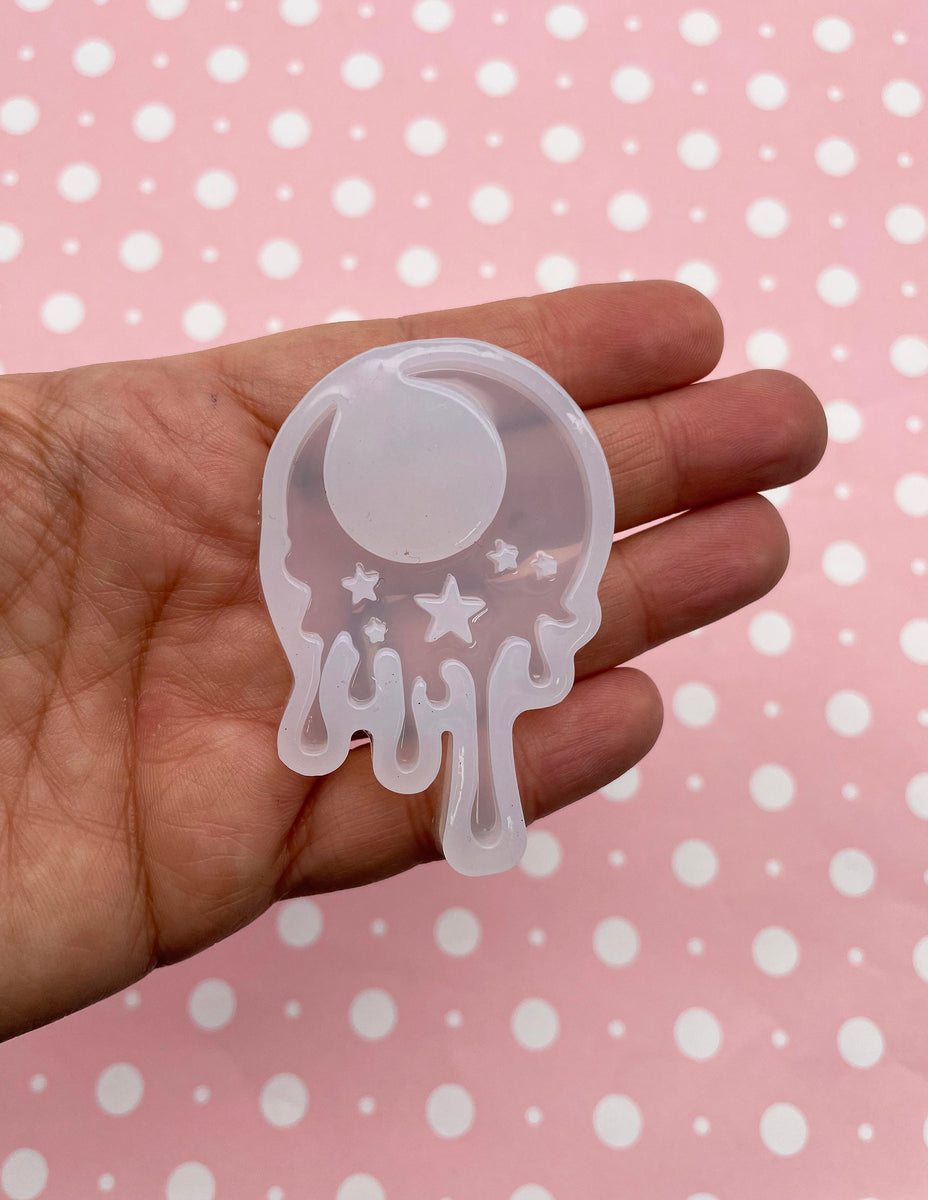 Drippy Crescent Moon Silicone Mold, Q18B – Happy Kawaii Supplies